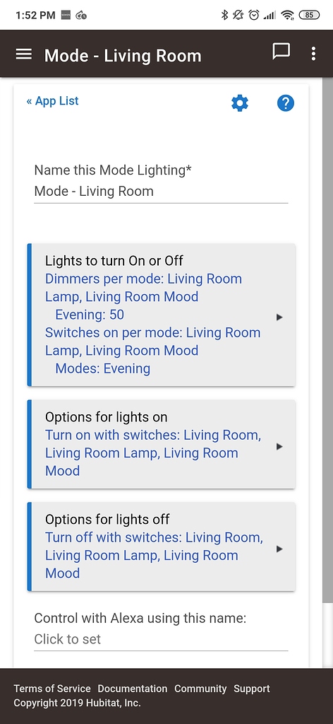 Mode lighting not firing - 🛎️ Get Help - Hubitat