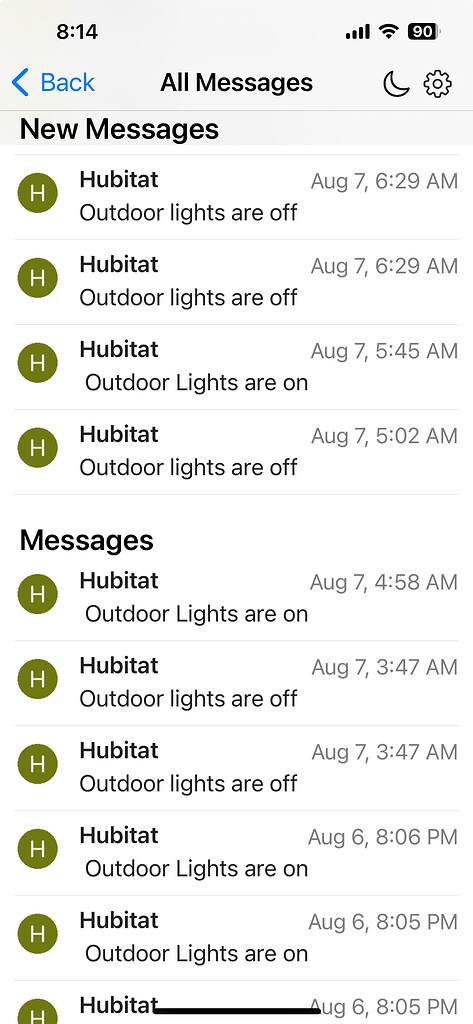 Lighting schedule not working - Apps - Hubitat