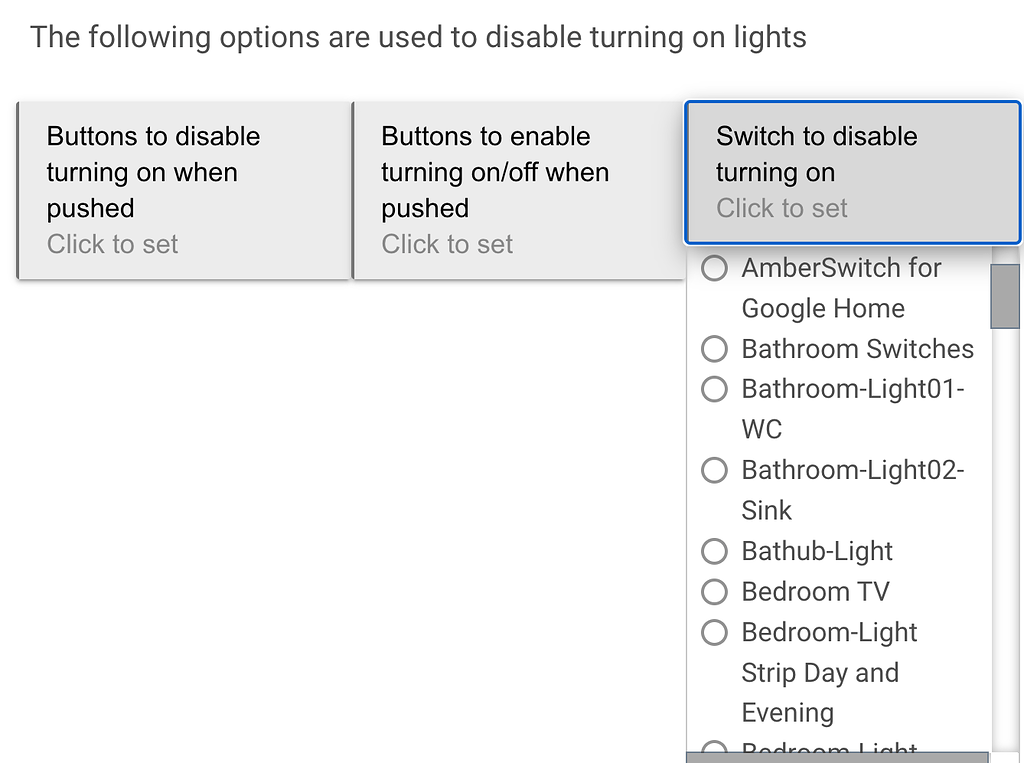 Motion Lighting > options to disable turning on lights > multiple switches - Feature Requests ...