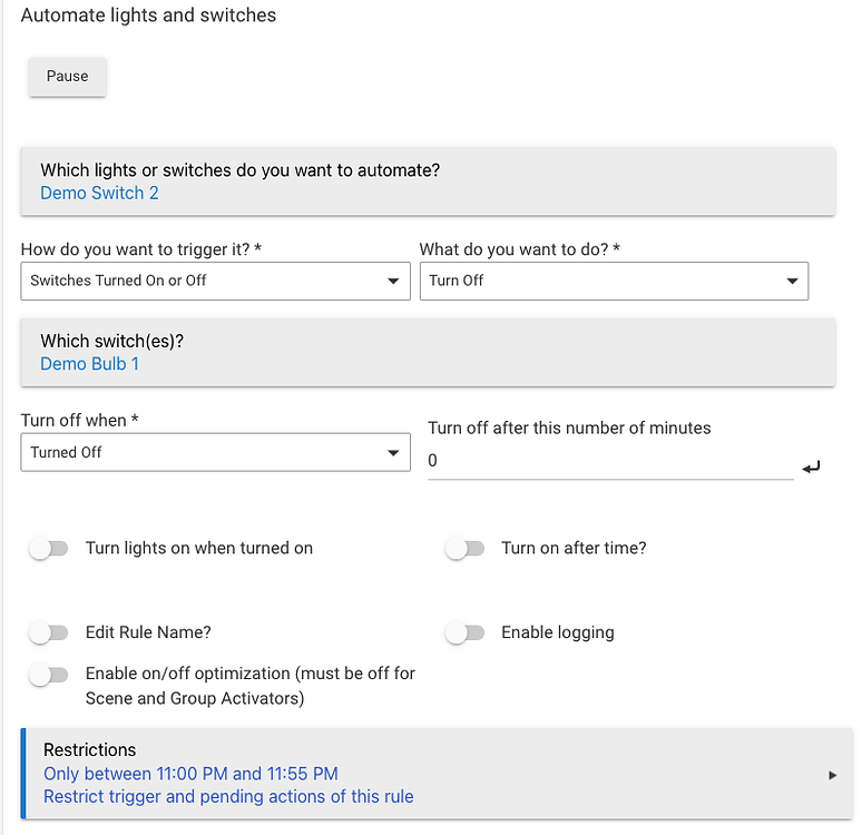 Visual Rules Builder to Simple Automation Rules conversion - Apps - Hubitat