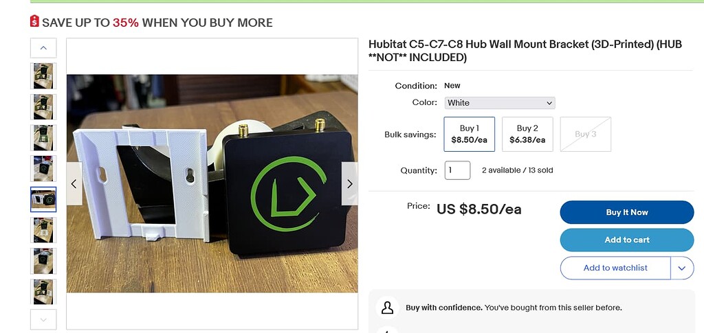 Hubitat Mounting Bracket - Devices - Hubitat