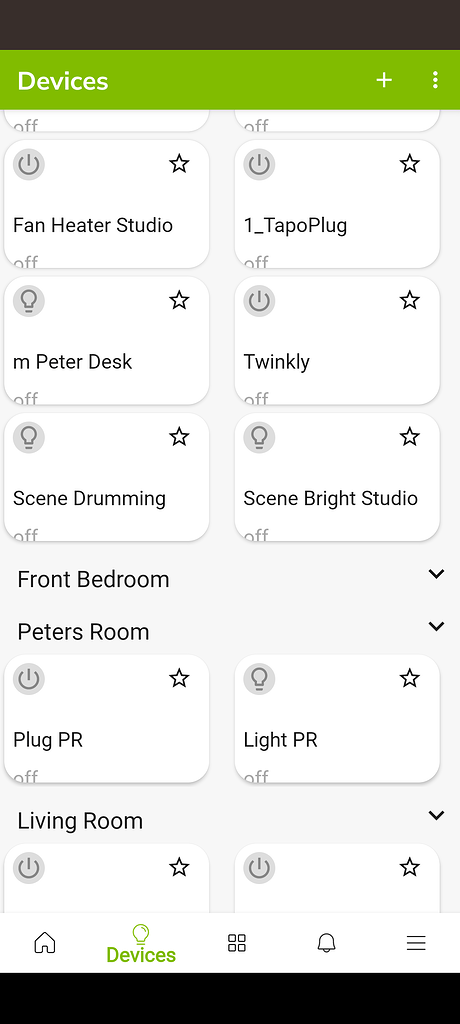 Cosmetic (?) problem on new app - β Android (beta) - Hubitat
