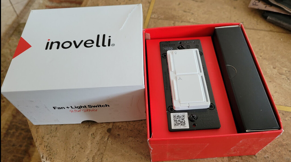Sold: I have a new Red Series Inovelli fan switch I don't need - 💬 ...