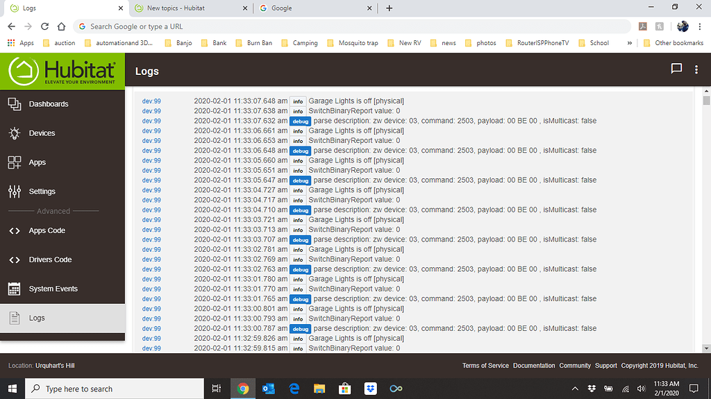 Switch Reporting Physical Off Repeating Stuck 🛎️ Get Help Hubitat