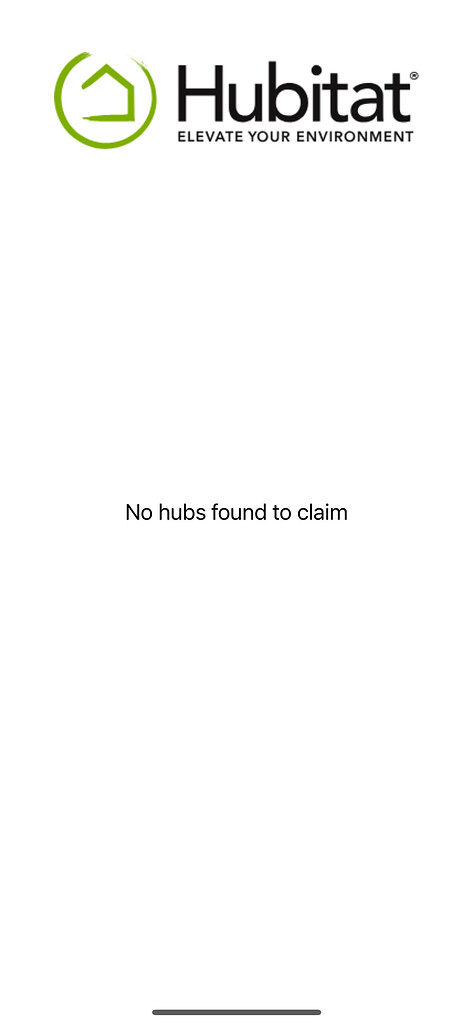 Adding 2nd User Account Fails - Error No Hubs Found To Claim - 📱 Mobile Apps - Hubitat