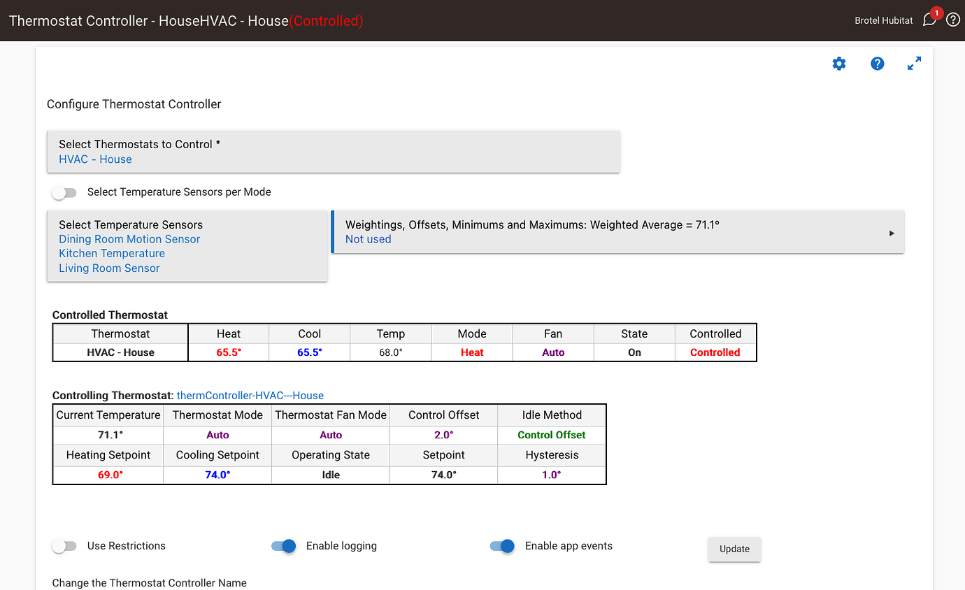 How do Thermostat Control & Thermostat Scheduler Interact? - Apps - Hubitat