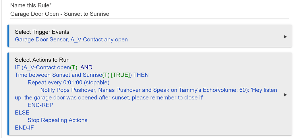 Door open notification - help please - 📐 Rule Machine® - Hubitat