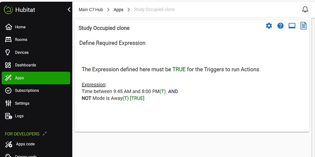 Unable to edit Required Expressions on Some Rules - Solution Found - 📐 Rule Machine® - Hubitat