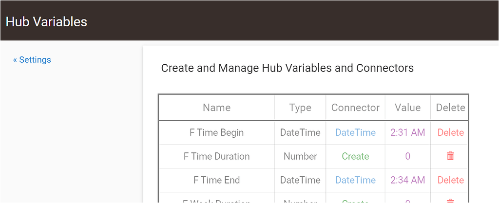 Problems with Hub Variables - 🧰 Built-In Apps and Drivers - Hubitat