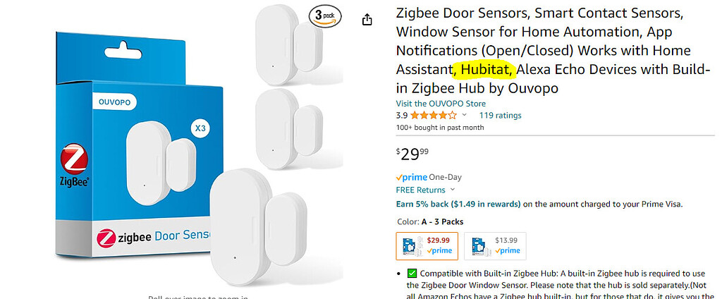Ouvopo Contact Sensors - Devices - Hubitat