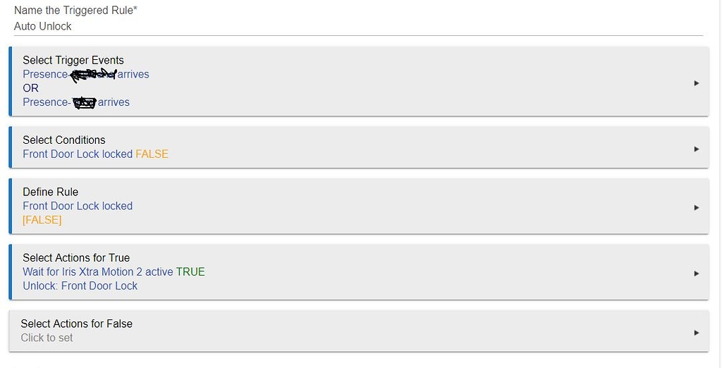 Help with Lock Rule - All things Rule Machine - Hubitat
