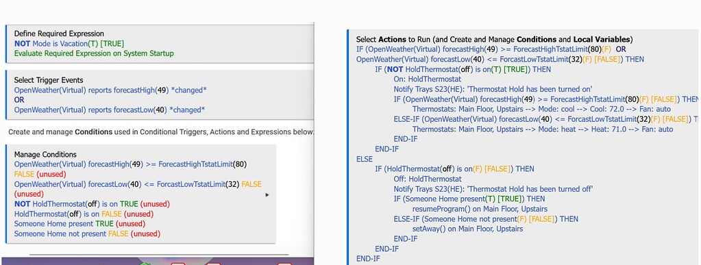 Conditions in Rule Machine (not Legacy) showing "unused" when they clearly are in use - All ...
