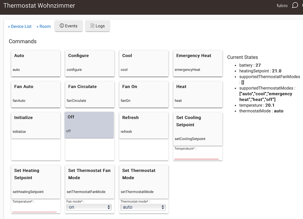 Fibaro Thermostat - Control only Manually - 🧰 Built-In Apps and Drivers - Hubitat