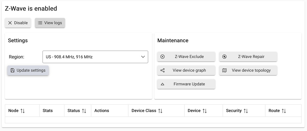 C-8 "Z-Wave is unresponsive" message with inaccessible zwaveVersion ...