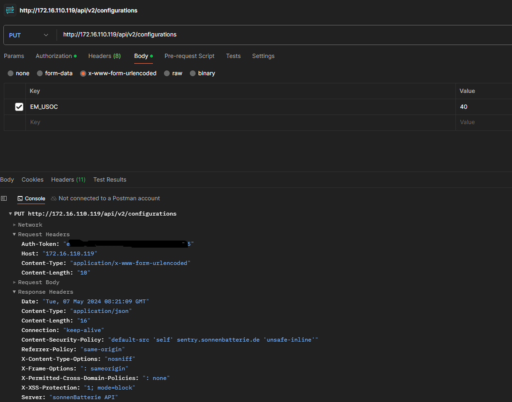 Syntax Of Asyncput With Contents Type Applicationx Form Urlencoded Coding Questions