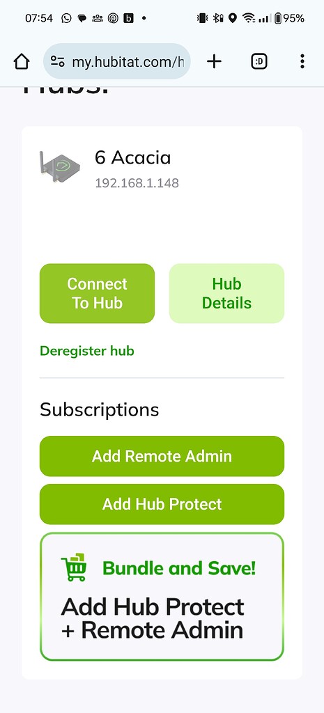 Problems logging in to hub - Devices - Hubitat
