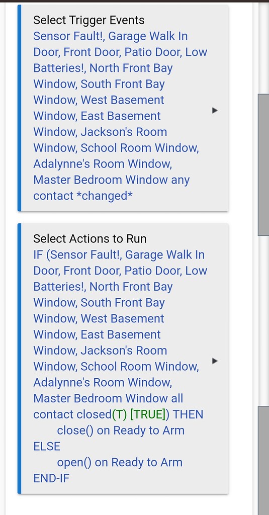 Checking contact sensor state - All things Rule Machine - Hubitat