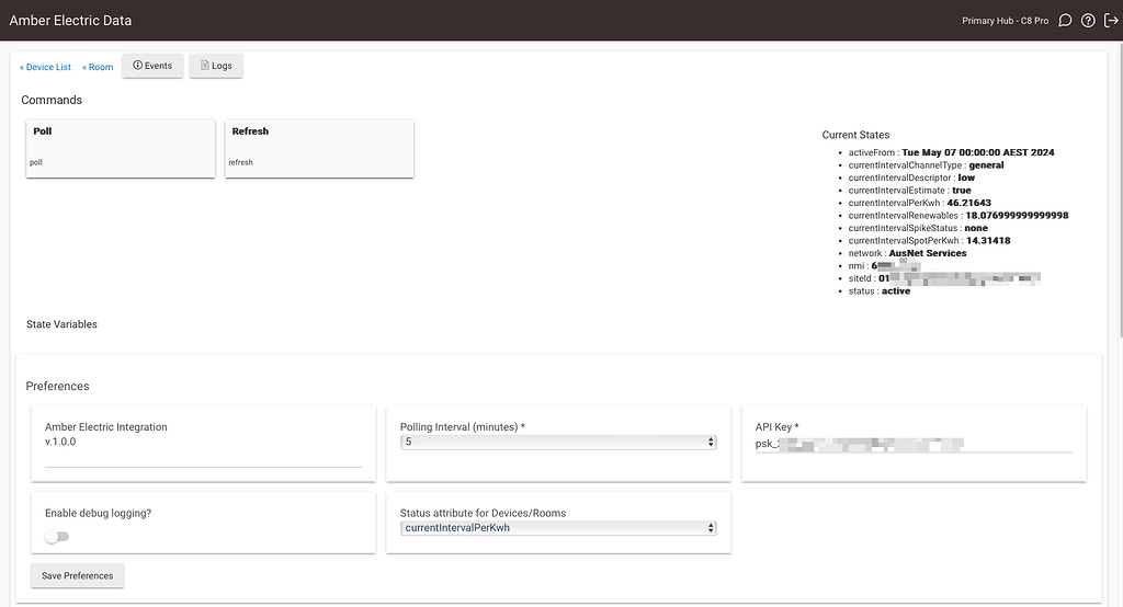 [RELEASE] Amber Electric Integration for Hubitat - Designed for the New API - ⚙️ Custom Apps and ...