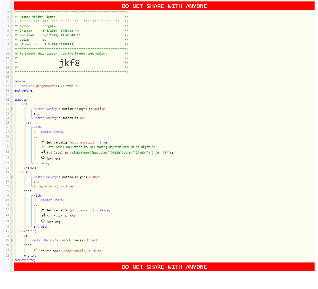 If Condition Evaluates False But Still Executes The Commands 🛎️ Get Help Hubitat