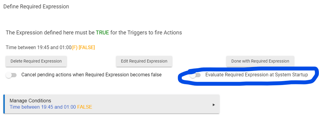 Evaluate Required Expression at System Startup - All things Rule Machine - Hubitat
