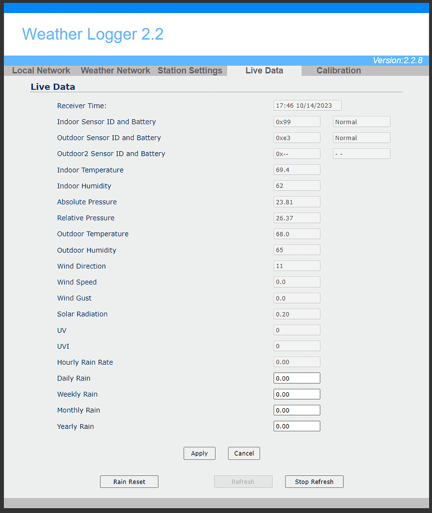 Weather station info and questions - Devices - Hubitat
