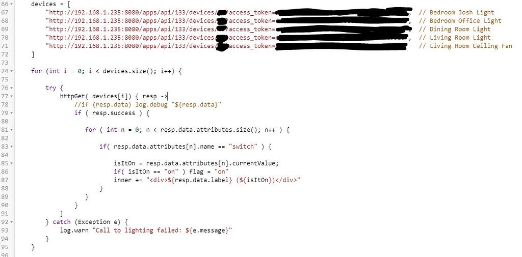 Get And Logging Coding Questions Hubitat