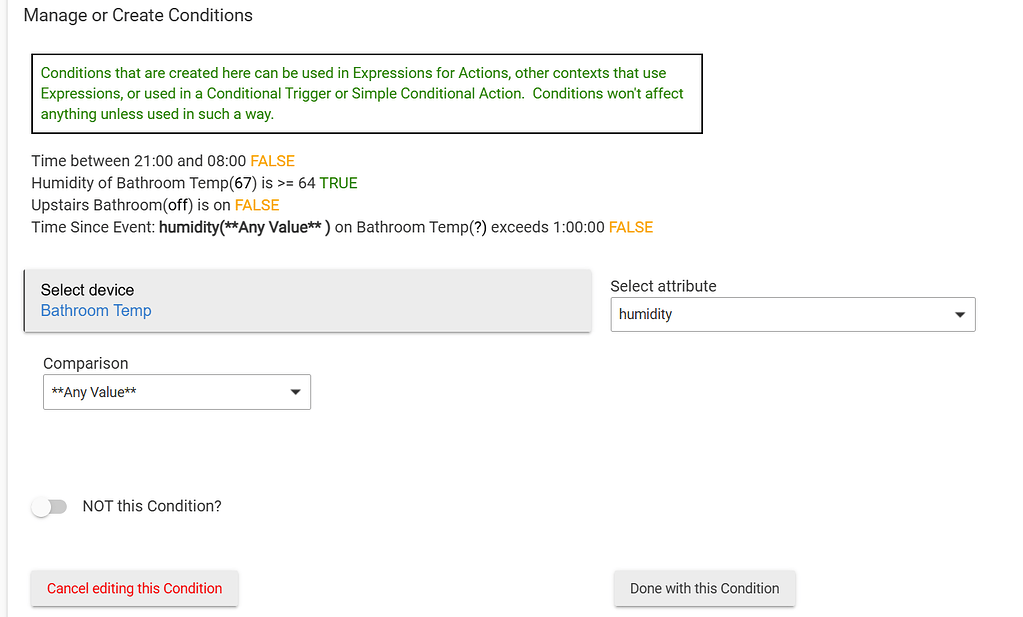 Time since event not working - 📐 Rule Machine® - Hubitat