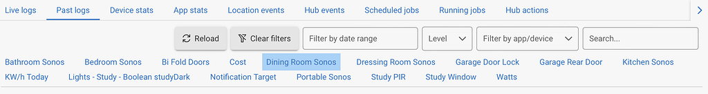 C8 - 2.3.5.118 - Why are the past logs not available? - 🛎️ Get Help - Hubitat