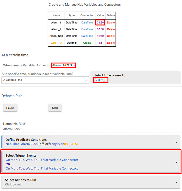 RM5 Days of Week Schedule Trigger Bug - 📐 Rule Machine® - Hubitat