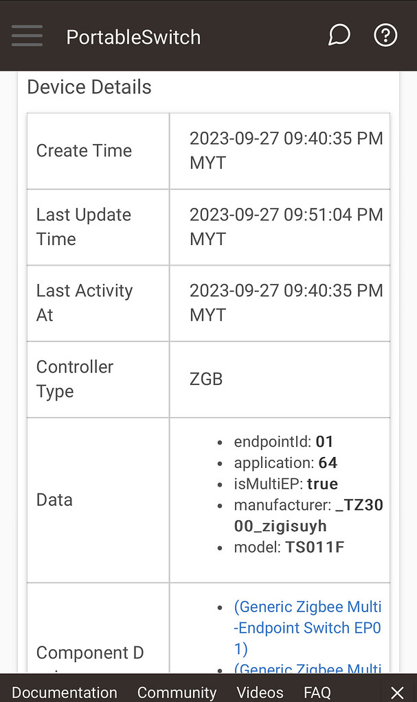 Zigbee one gang, two usb ports no response - Devices - Hubitat