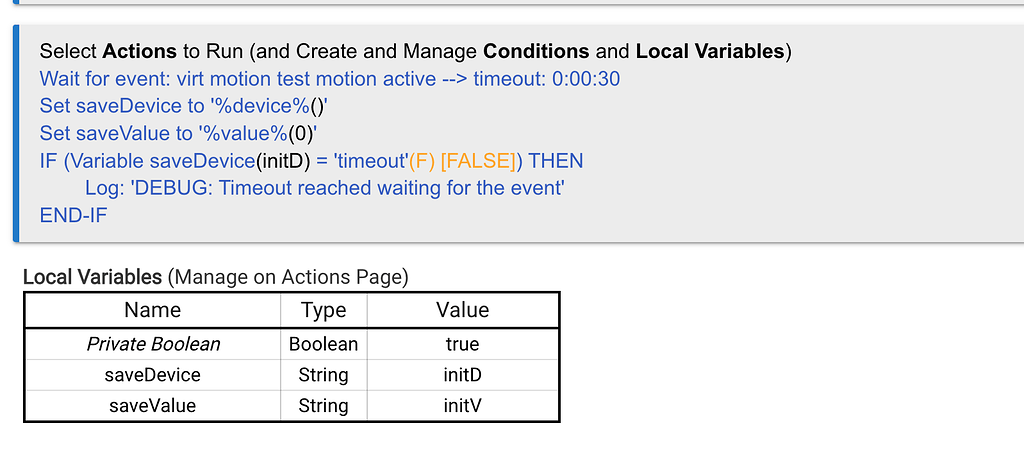 RM Variables and wait timeouts - 📐 Rule Machine® - Hubitat