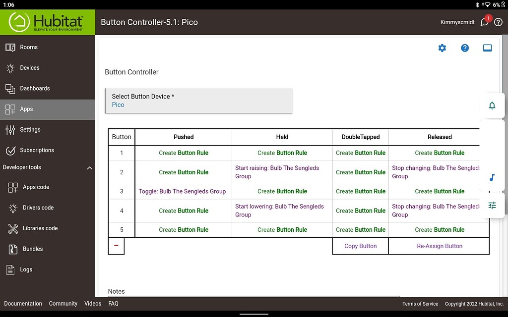 Getting Pico to dim my Sengleds --basic - Apps - Hubitat