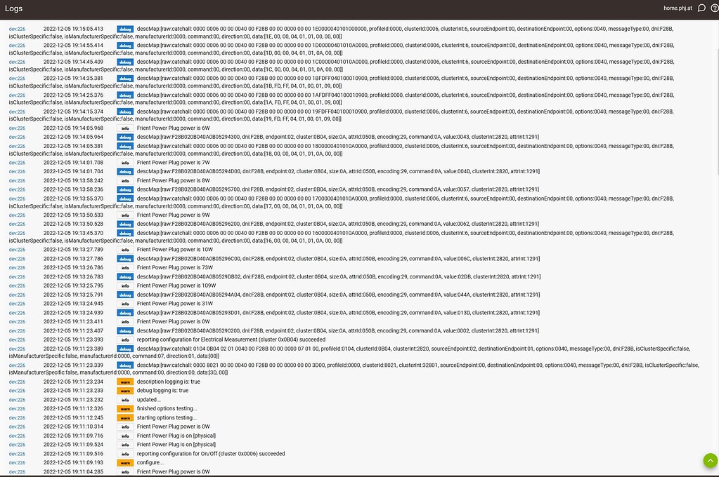 Problem with Frient Mini Plug "Generic Zigbee Outlet" Power Display - ⚙️ Custom Apps and Drivers ...