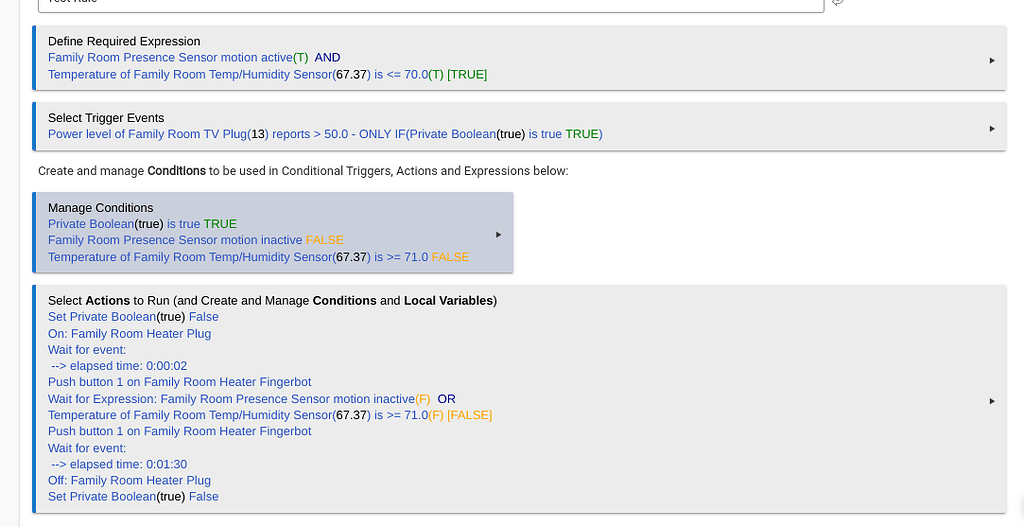 Rule Machine Trigger Rule Device - How To Make Report - 📐 Rule Machine® - Hubitat