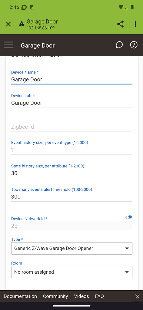GoController for garage door with tilt sensor won't close door but can open it - 🧰 Built-In Apps ...