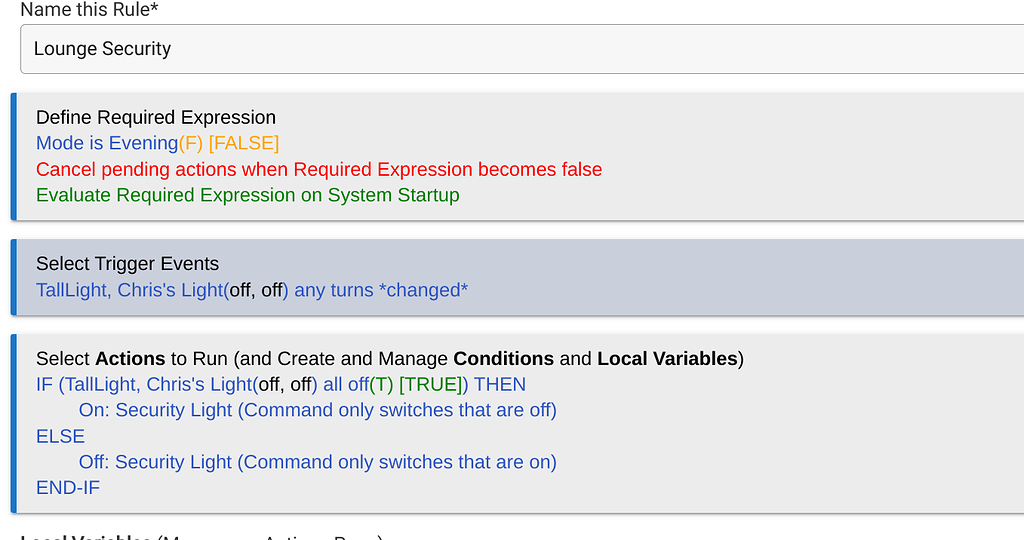Help with RM, Action: Repetition stopped diagnostic log - All things Rule Machine - Hubitat