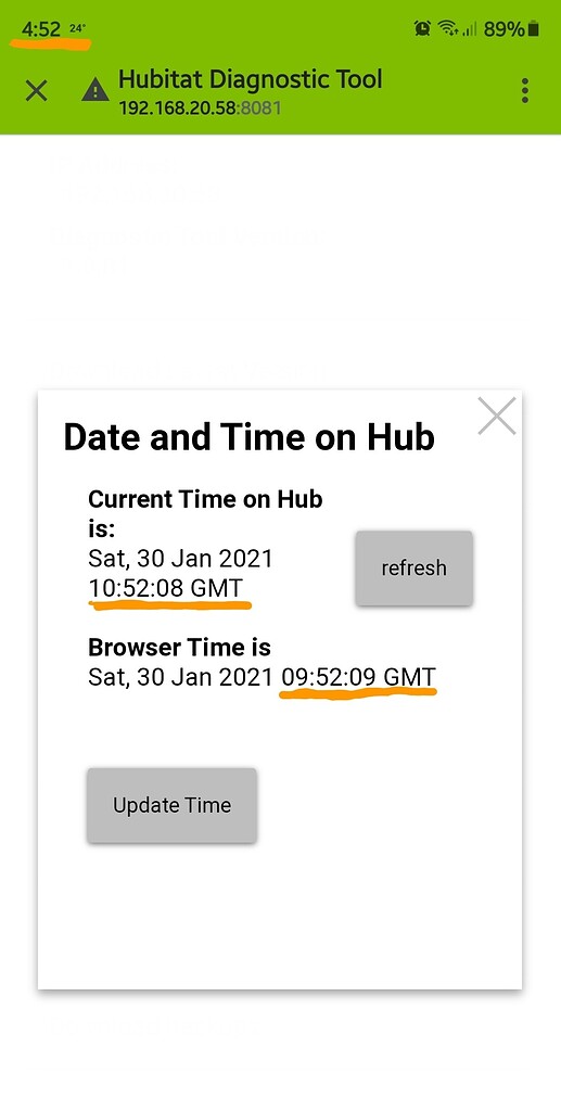 What the hell is up with my time?! - 🛎️ Get Help - Hubitat