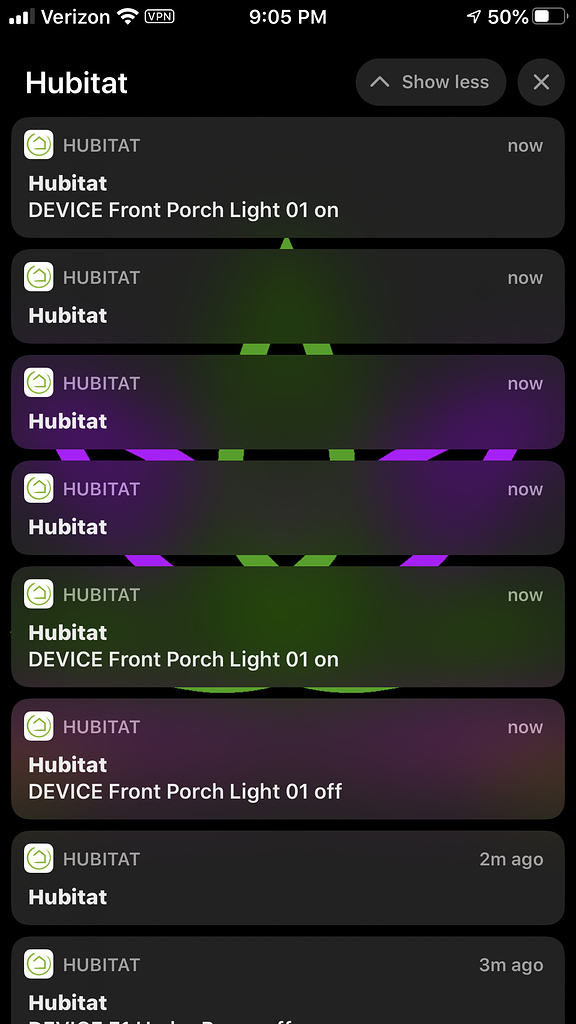 [RESOLVED] iOS App Notifications Sporadically Blank - 🛎️ Get Help - Hubitat