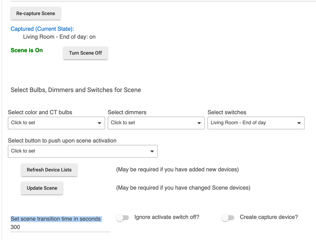 Cocohue transitons - Apps - Hubitat