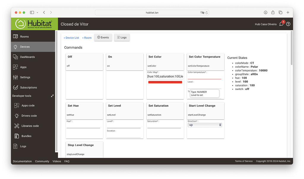 Lights on when device is off - All things Rule Machine - Hubitat