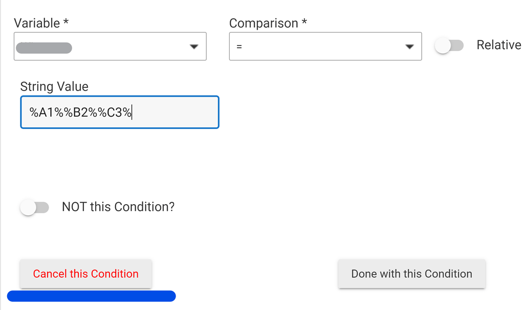 RM5.1 'Manage Conditions' Anomaly Breaks Action Being Edited [C7 2.3.5.104] - All things Rule ...