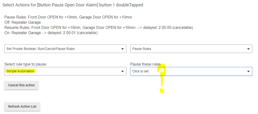 Pause or resume a Simple Automation Rule not possible in Rule Machine - 📢 Feedback - Hubitat