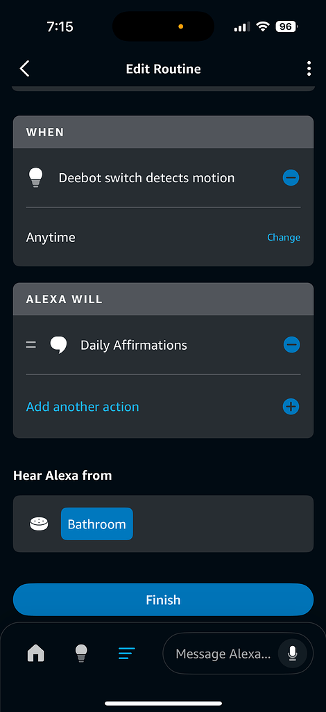 Alexa Routine Not Triggering from Hubitat Virtual Switch - 🛎️ Get Help - Hubitat