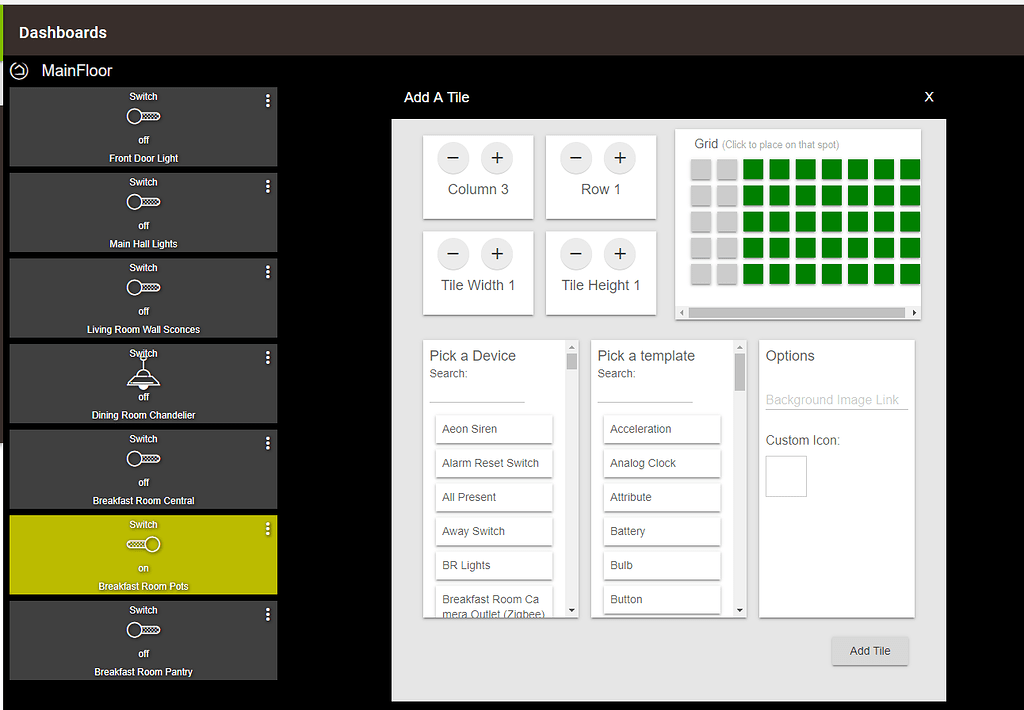 Dashboard : Positioning a Tile - Feature Requests - Hubitat
