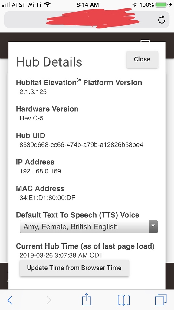 Time on hub misbehaving - 🛎️ Get Help - Hubitat