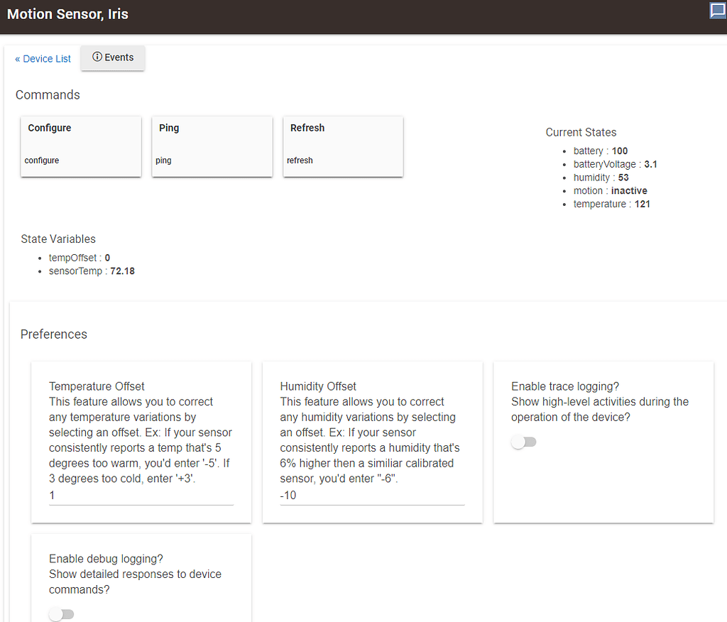 Iris iL07 Sensor reporting 120 °F in a 72 °F environment - 🛎️ Get Help ...
