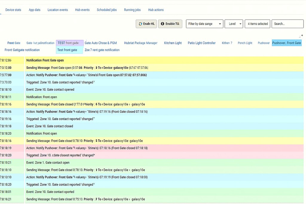 Color Code Logs! - Feature Requests - Hubitat