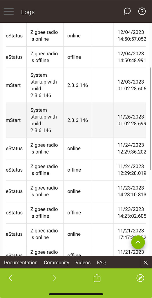 What could cause Zigbee radio to go offline? - Ask Anything - Hubitat