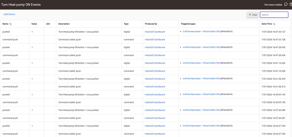 Subscribe to dashboard button press in app does not pick up event - 🚧 Developers - Hubitat