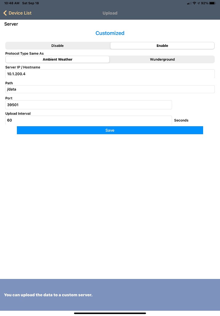 Questions about Ecowitt GW1000 Gateway and Ambient Weather Station - Integrations - Hubitat